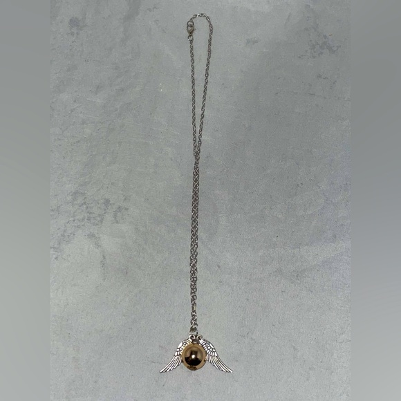 Warner Bros. | Jewelry | Harry Potter Golden Snitch Quidditch Wings ...